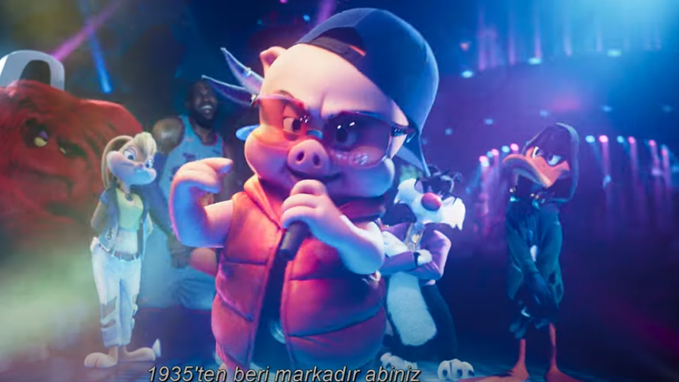 Space Jam: Yeni Efsane Altyazılı Klip - D.M.Z Domuz Porky Rap Düellosu ...