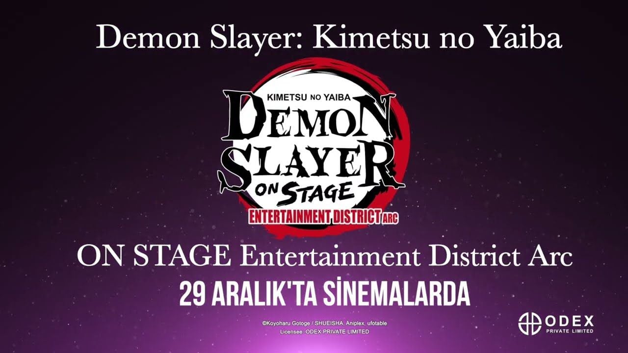 Demon Slayer: Kimetsu No Yaiba On Stage Entertainment District Arc ...
